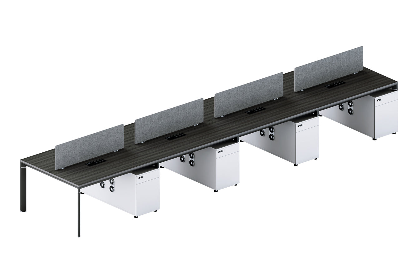 EKO-STAF14 - Open Area Desk Workstation - face to face – EKOWorkplace